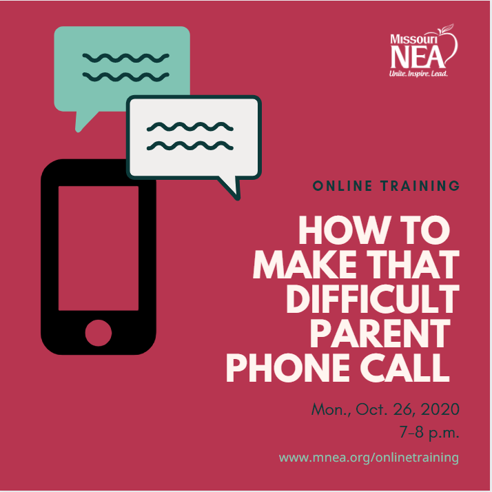 How to make that difficult parent phone call | MNEA (Missouri National ...