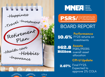 PSRS/PEERS Board Report | MNEA (Missouri National Education Association)