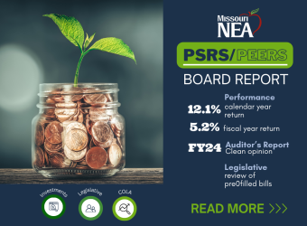 PSRS/PEERS Board Report | MNEA (Missouri National Education Association)